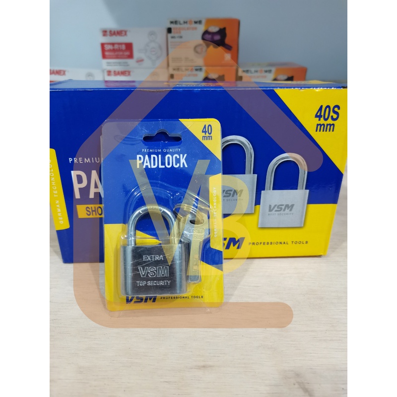 Jual Gembok 40mm pendek Gembok Pagar leher pendek 3 Key VSM | Shopee ...