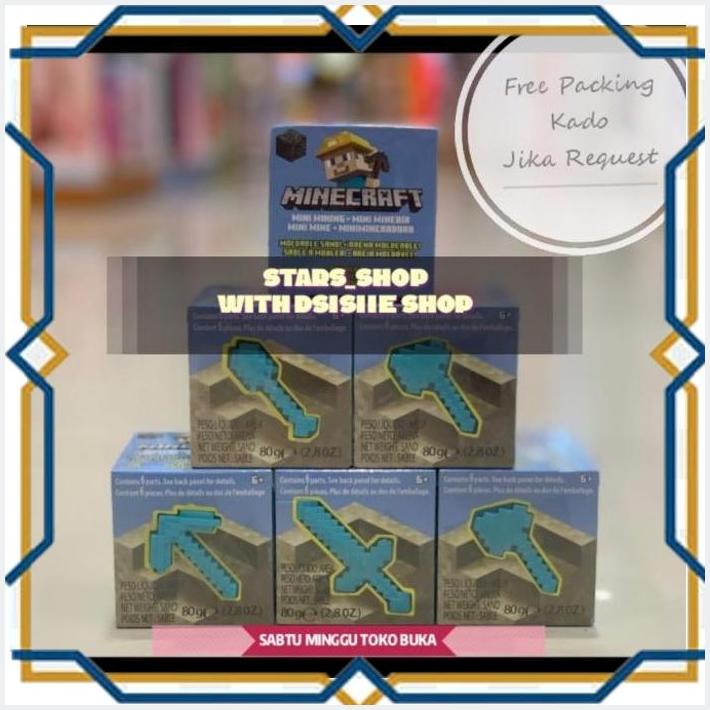 Jual [STS] MINECRAFT MINI MINING SURPRISE FIGURE ORIGINAL ( SATUAN ) | Shopee Indonesia