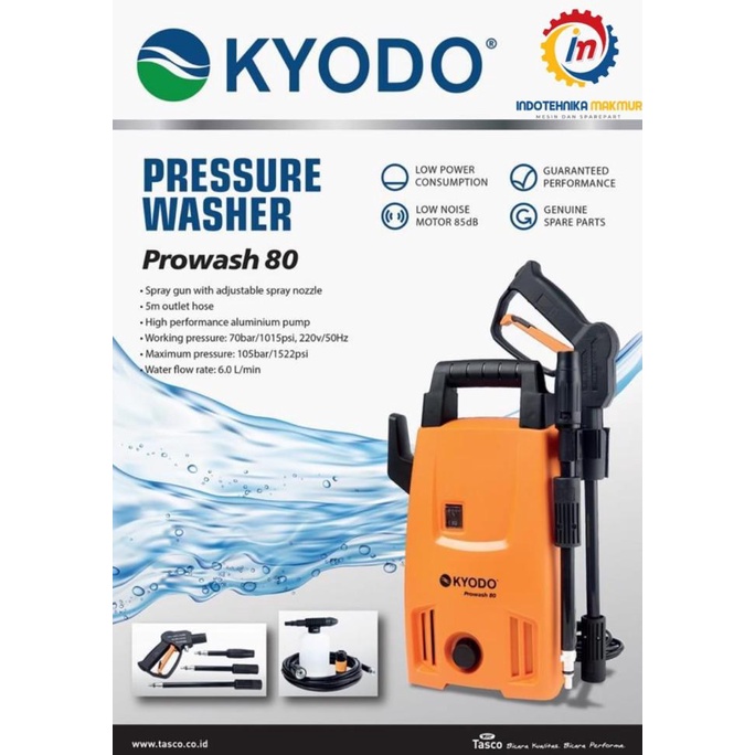Jual MESIN ALAT STEAM CUCI MOBIL MOTOR AC / JET CLEANER / KYODO PROWASH ...