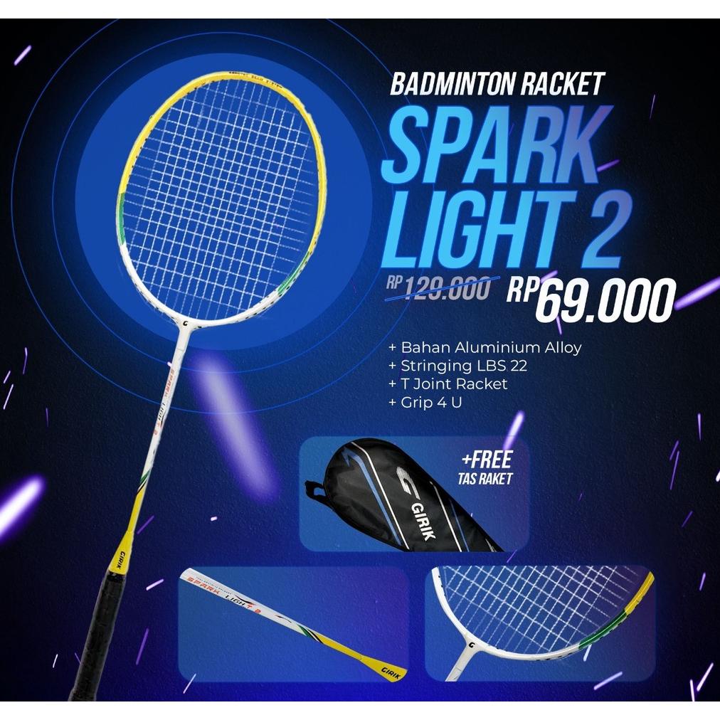 Jual Raket Badminton GIRIK - Spark Light Original Yellow - 1 Pc free ...
