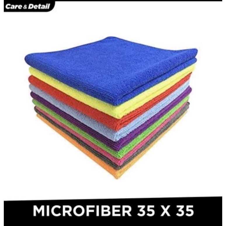 Jual Kain Lap Mickrofiber / Lap Pel Biru Handuk | Shopee Indonesia