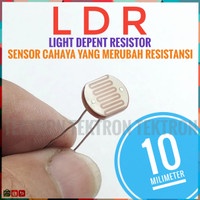 Jual LDR 10mm Sensor Cahaya 1cm 10 mm 1 cm Light Depent Resistor ...