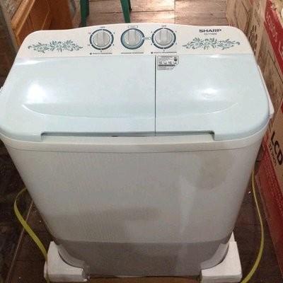 Jual Mesin Cuci 2 Tabung Sharp Est 80 Mw 8 Kg Washing Machine Sharp ...
