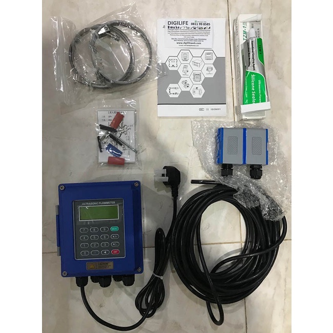 Jual Ultrasonic Flow Meter 50-700mm TUF2000B Flow Tester TM1 TUF 2000B ...