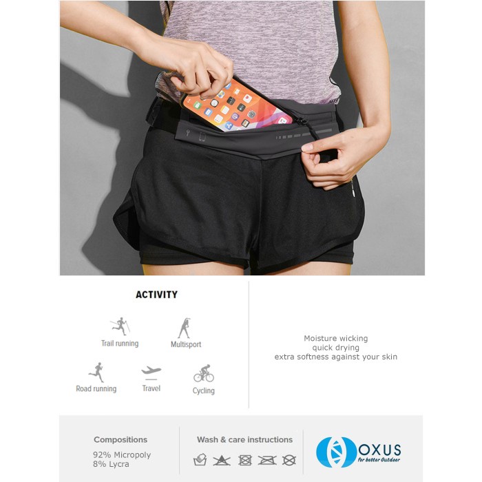 Jual Spibelt Race Pouch Waist Bag Tas Pinggang Lari Running Waterproof ...