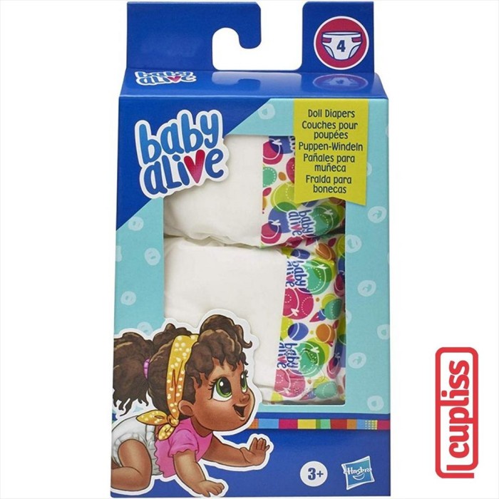 Jual Baby Alive Diapers Doll Nappy Refill 4 Pcs Hasbro E9119 | Shopee Indonesia