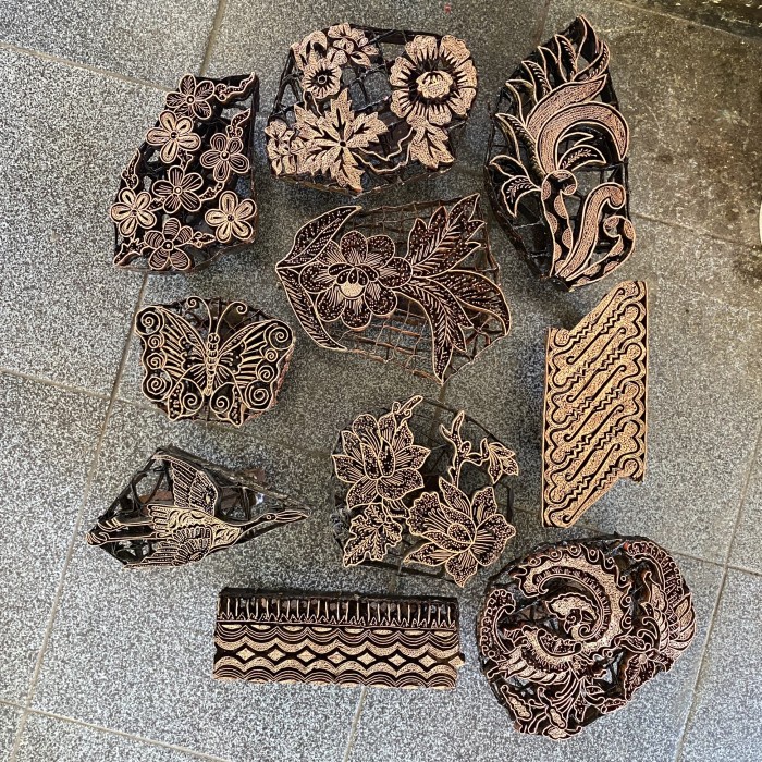 Jual Sahi Alat Cap Batik Canting Cap Tembaga Motif Siap Pakai Dekor ...