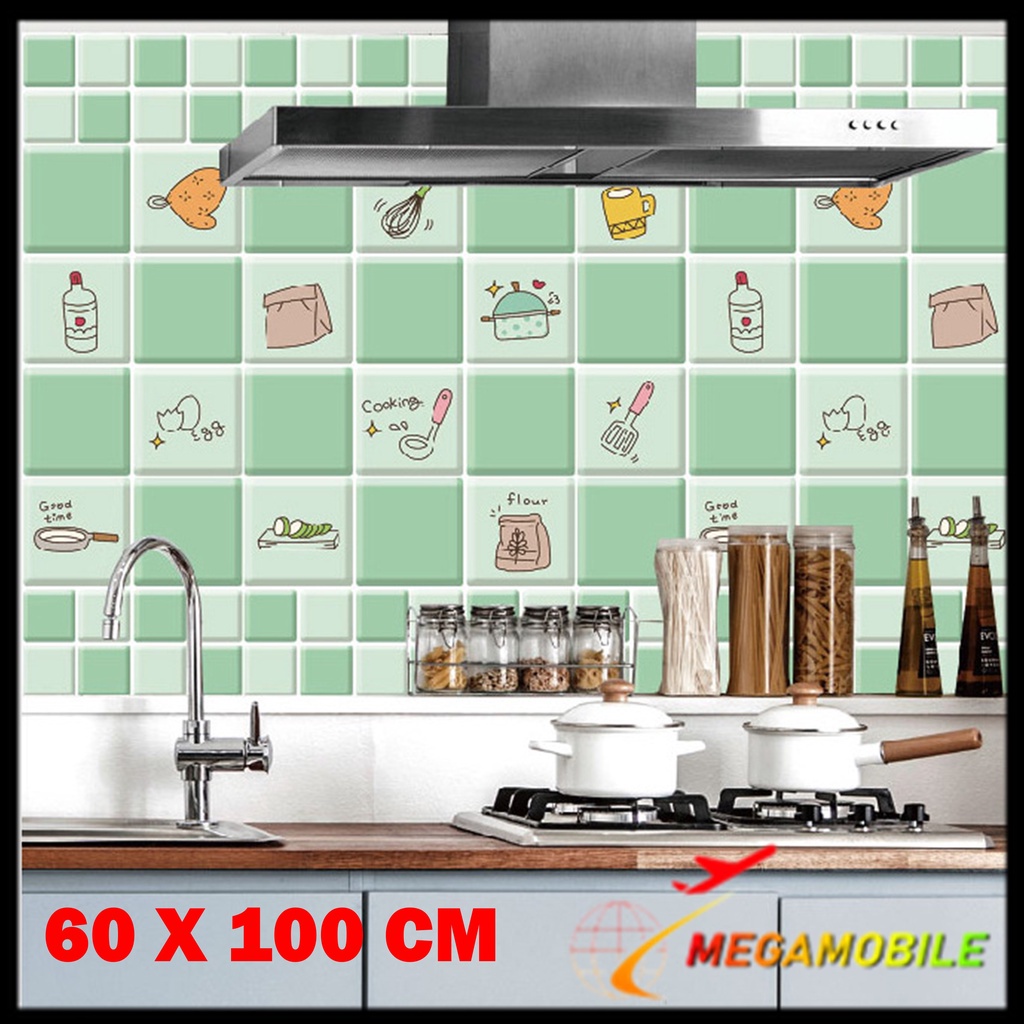 Jual MM - Stiker Dinding Anti Minyak Wall Sticker Anti Minyak Dapur ...