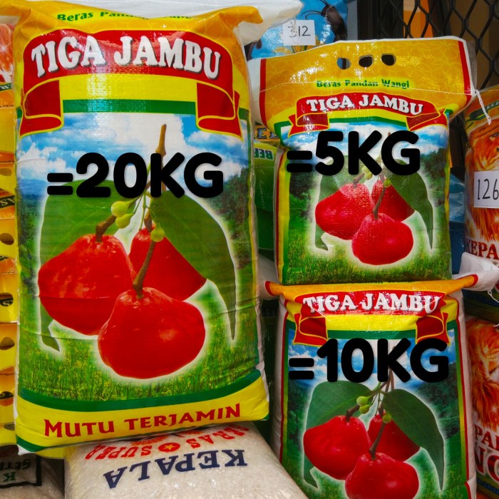 Jual Panwangi Super Asli Cap Tiga Jambu 3Kg | Shopee Indonesia