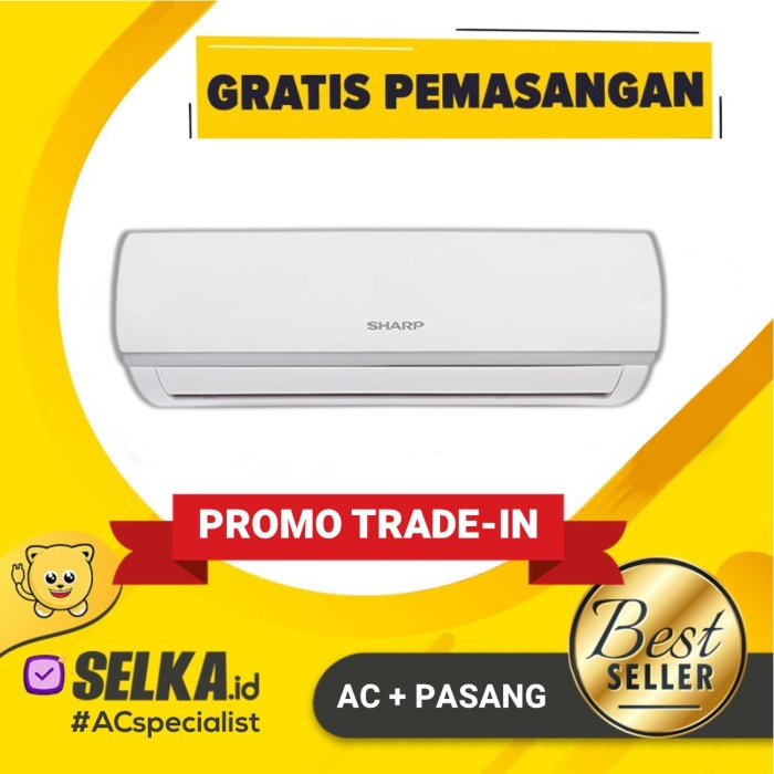 Jual SHARP AH-A5ZCY + PASANG / 5 ZCY AC STANDARD 1/2 PK | Shopee Indonesia