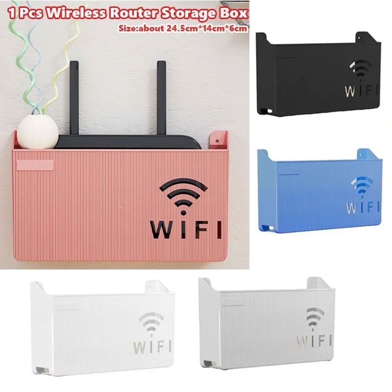Jual Rak Kotak Wifi Tempat Wireless Wifi Router Dekorasi Dinding ...
