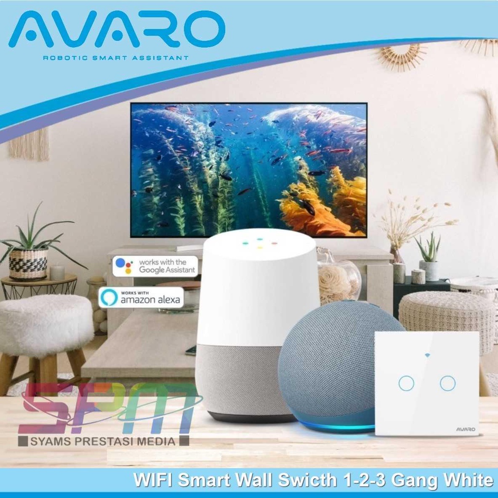 Jual Avaro Smart Switch Wifi 3 Gang Saklar Listrik Smart Home - Alat ...