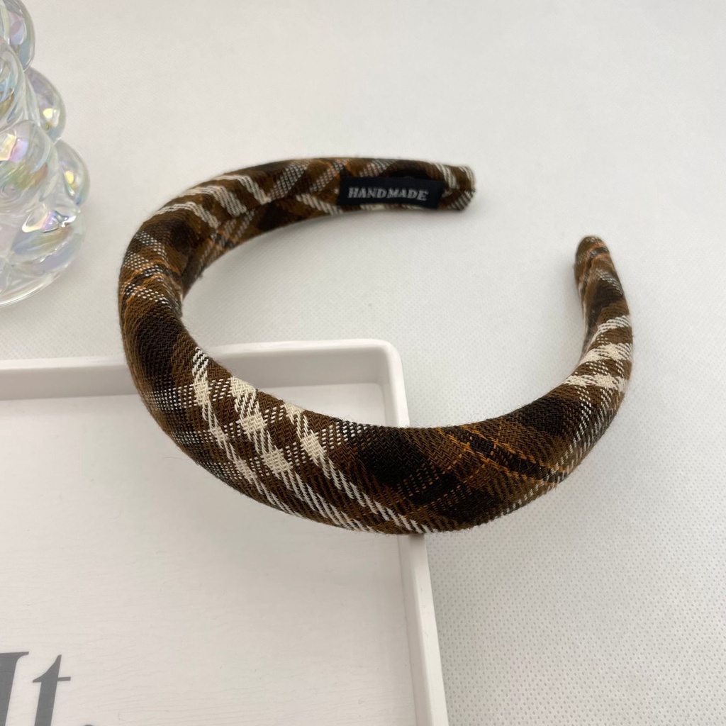 Jual HC Bando Kain Tebal Motif Batik Wanita Korea Headband Cloud Batik ...