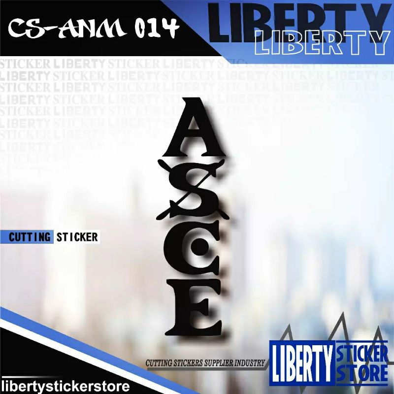 Jual Sticker Ace | Cutting Stiker Ace | Stiker Asce | Cutting Sticker ...