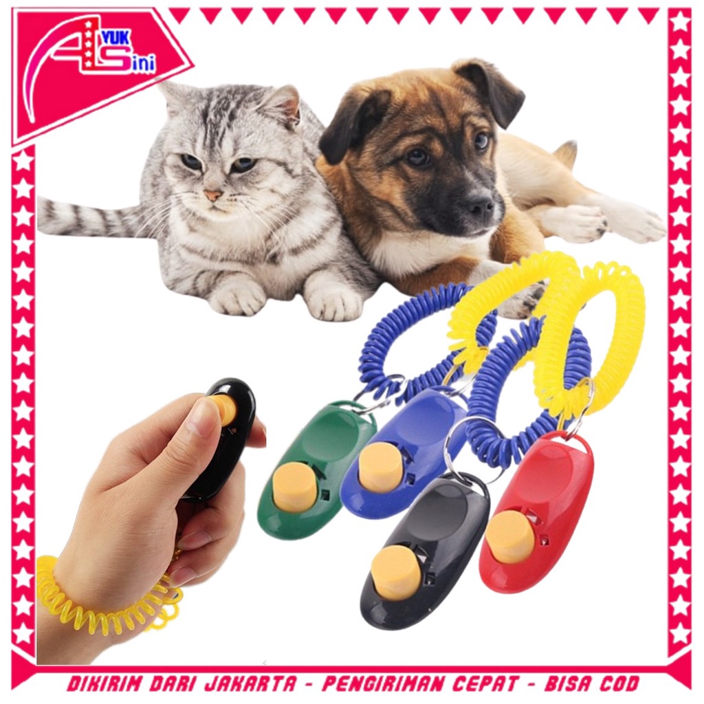 Jual AS Clicker Alat Untuk Melatih Kucing Anjing Sugar Glider Musang ...