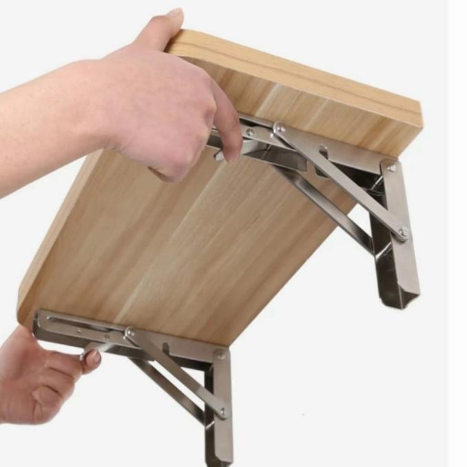 Jual venus engsel folding bracket dinding rak papan meja lipat gantung ...