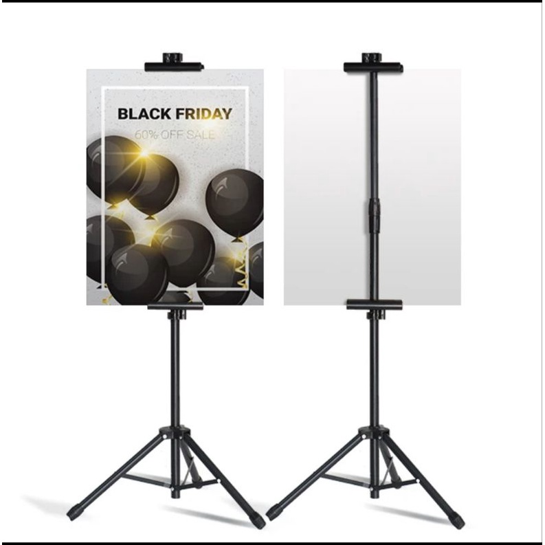 Jual Tripod Poster Display Stand Tripod Banner 2 Sisi | Shopee Indonesia