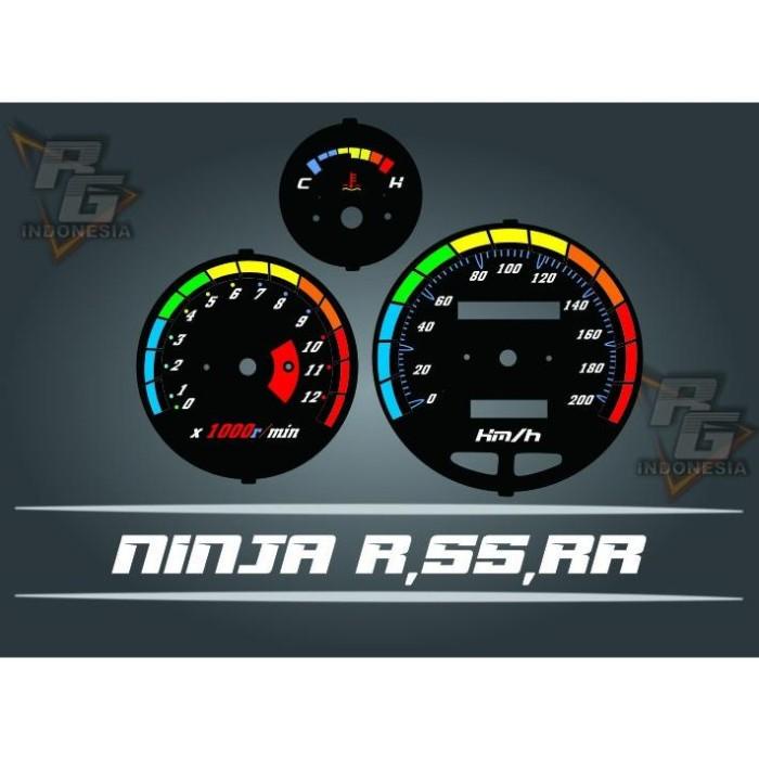 Jual PAPAN SPEEDOMETER CUSTOM NINJA R NINJA SS PANEL SPIDO METER NINJA ...