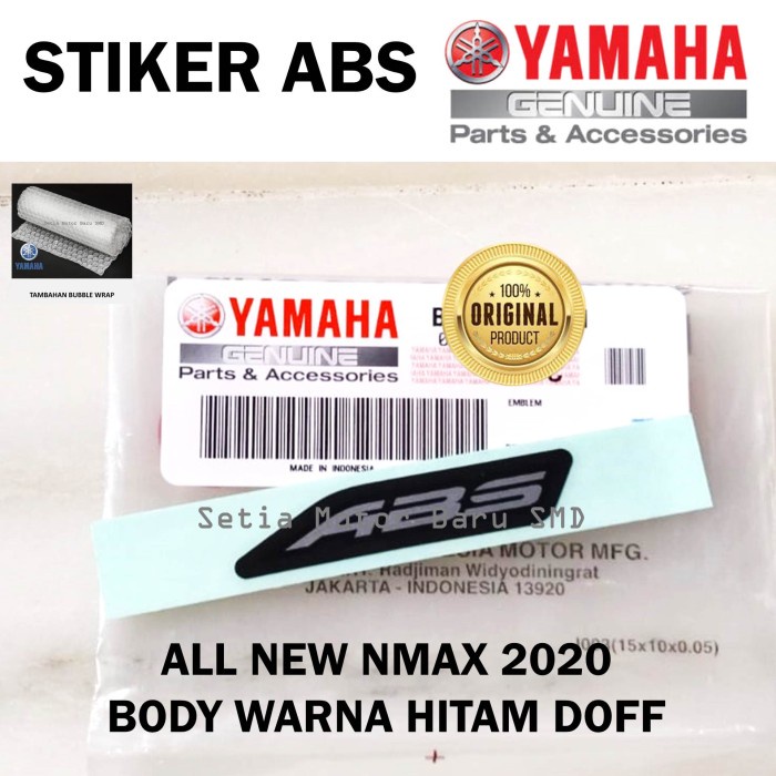 Jual Stiker Abs All New Nmax N Max 2020 Body Warna Hitam Doff Asli ...