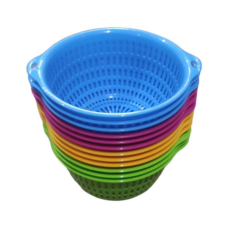 Jual Saringan Sayur plastik serbaguna Bakul Zelig S Diameter 17cm 3pcs ...