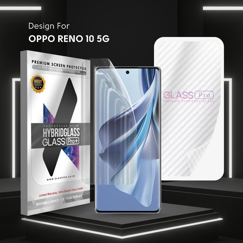 Jual GLASS PRO Hybrid Glass Oppo Reno 10 5G Full Cover Hydrogel Premium ...