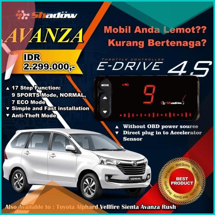 Jual Piggyback ECU SHADOW ADVANCE 4S Alphard Vellfire Sienta Avanza ...