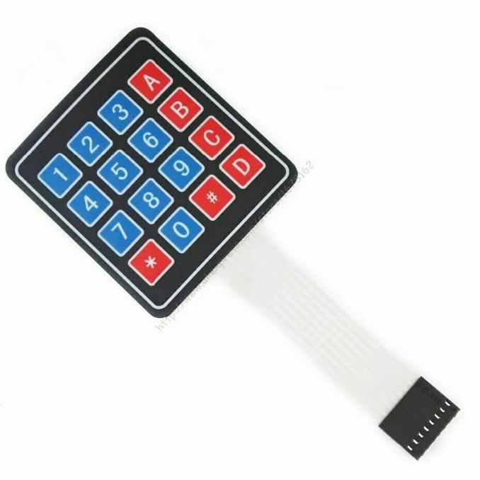 Jual 16 Key 4 X 4 Membrane Switch Keypad 4X4 4*4 Matrix Array Matrix ...