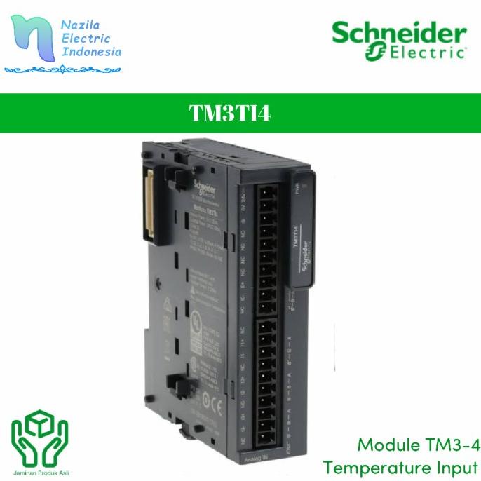 Jual Schneider TM3TI4 Modicon TM3-4 Analog Input Temperature Original | Shopee Indonesia
