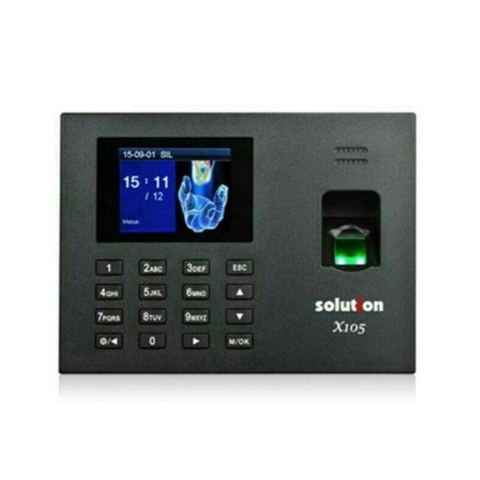Jual Mesin Absen Absensi Finger Print Fingerprint Sidik Jari Baterai Backup | Shopee Indonesia