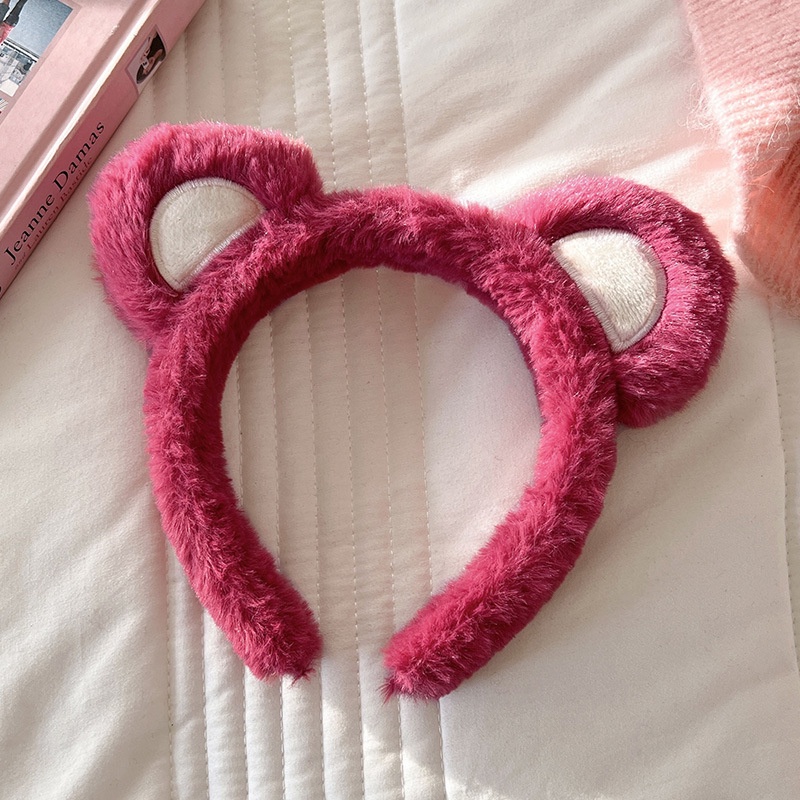 Jual GBI Bando Beruang Pink Strawberry Imut Style Wanita Anak Dan ...