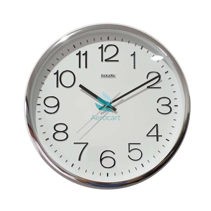 Jual Jam Dinding SAKANA 080 Warna Putih Ukuran 30 cm | Shopee Indonesia