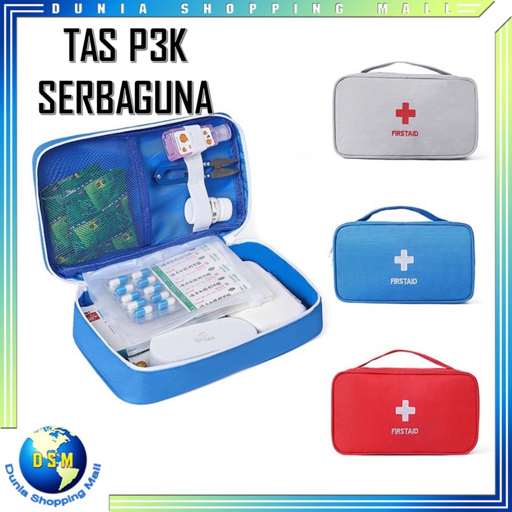 Jual DSM Tas P3K Mini Jinjing Bentuk Persegi Tempat Kotak Obat Bag ...