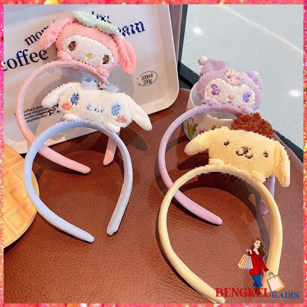 Jual BG Bando Boneka Busa Karakter Bando Cosplay Motif Kartun Bandana ...