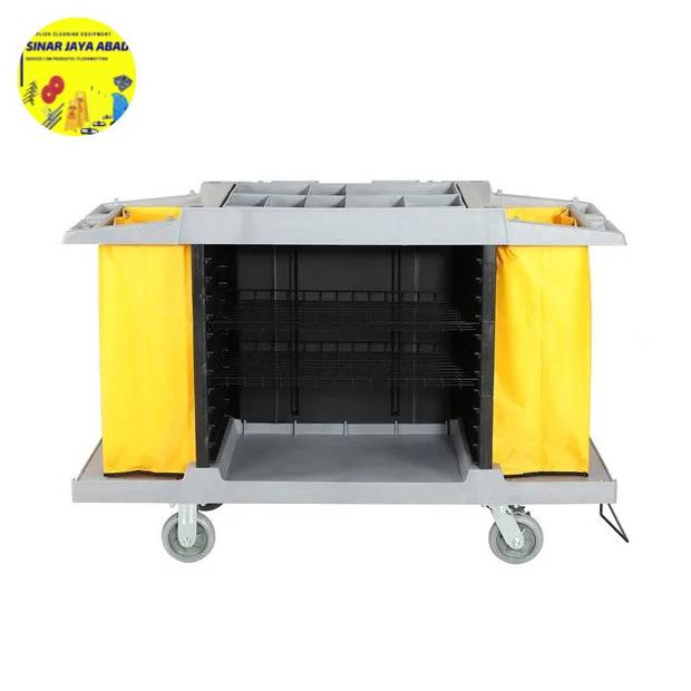 Jual Guest Room Service Cart Housekeeping Room Boy Trolley Troli Hotel ...