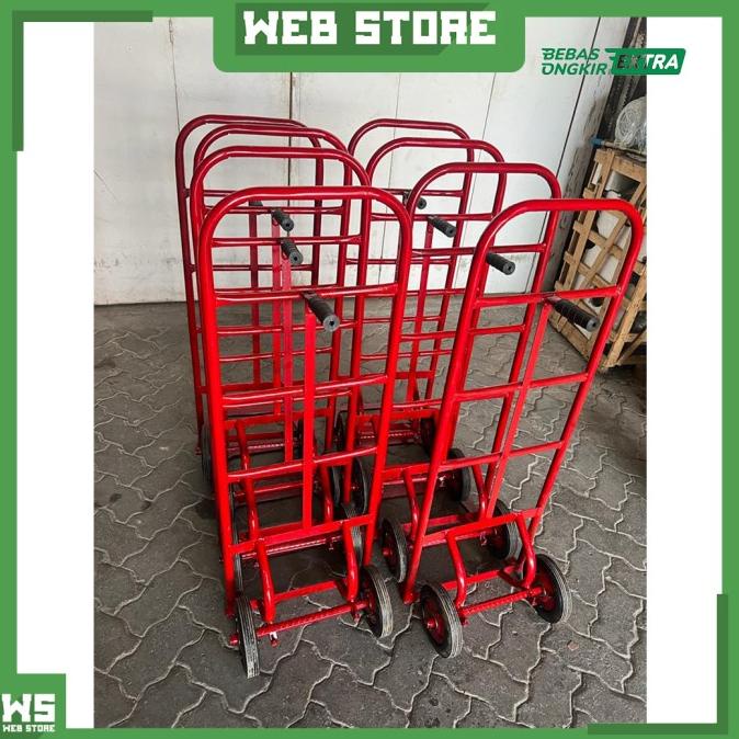 Jual Trolley Barang Troli Lorry Coca Cola Lori Barang Serbaguna Roda 7 ...