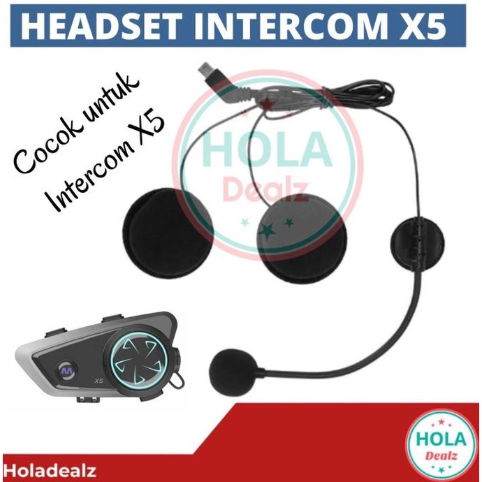 Jual PART SPEAKER INTERCOM X5 RETOUCH BLUETOOTH HELM HEADSET INTERCOM ...