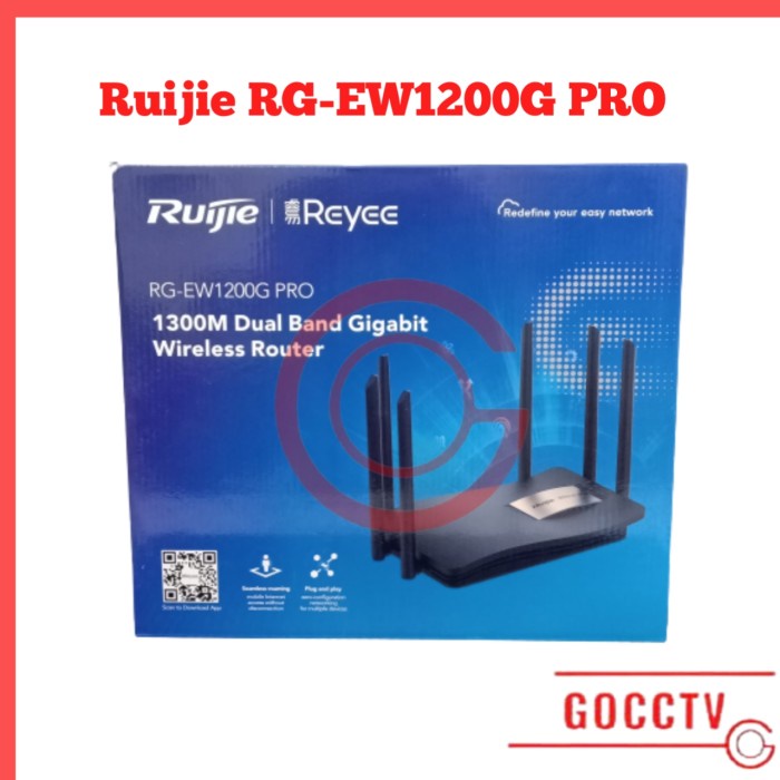 Jual RUIJIE REYEE RG-EW1200-G PRO 1300M Dual-band Gigabit Wireless ...