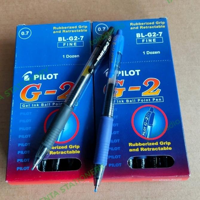 Jual pulpen pilot G-2 gel ink ball point pen 0,7mm(BL-G2-7) | Shopee ...