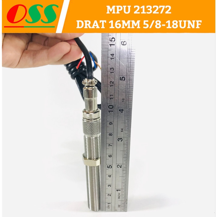 Jual MPU 213272 DRAT 16MM 5/8-18UNF-80MM MAGNETIC PICK UP UNIT SENSOR ...