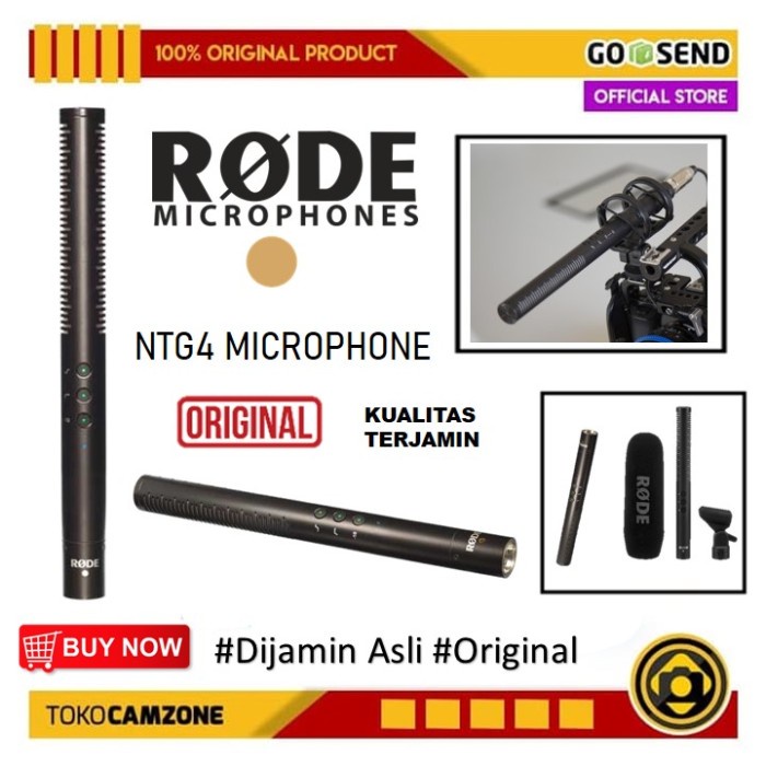 Jual Microphone Rode NTG4 Shot Microphone NTG - Original | Shopee Indonesia