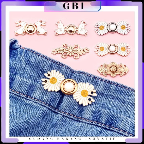 Jual GBI Kancing Jeans Simple Karakter Kait Pengecil Lingkar Pinggang ...
