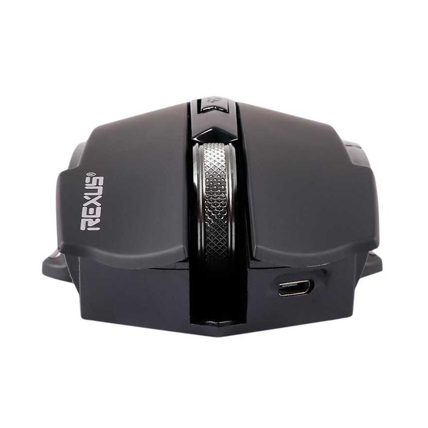 Jual Rexus RX108 RX-108 Black Ergonomic Design Wireless Gaming Mouse ...