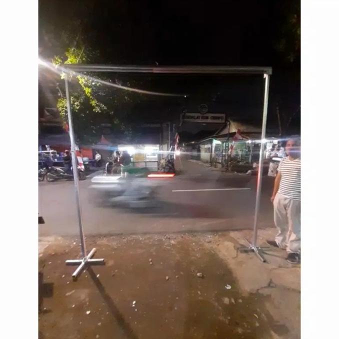 Jual gawangan backdrop dekorasi dua layer | Shopee Indonesia