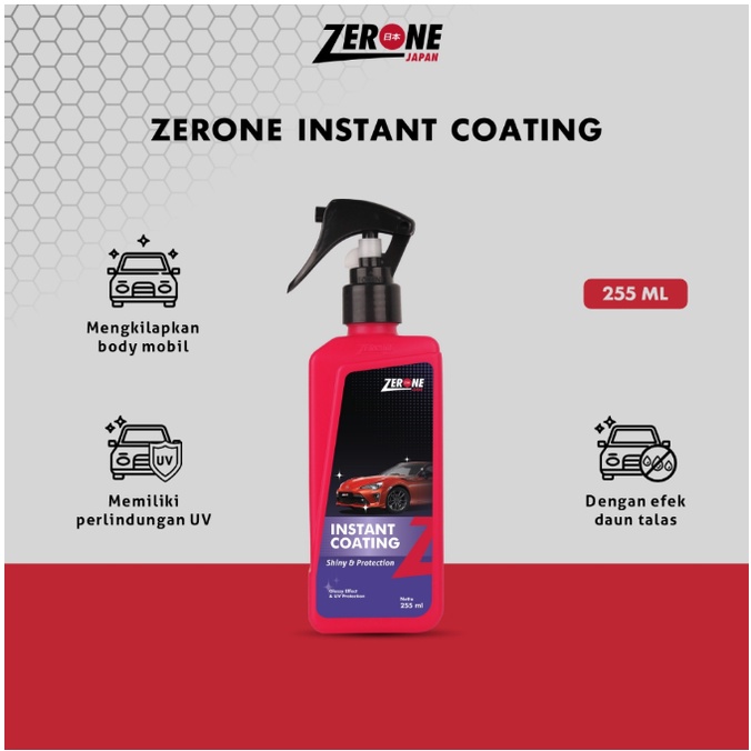 Jual COD Zerone Instant Coating Pengkilap Pengkilat Body Mobil Efek ...
