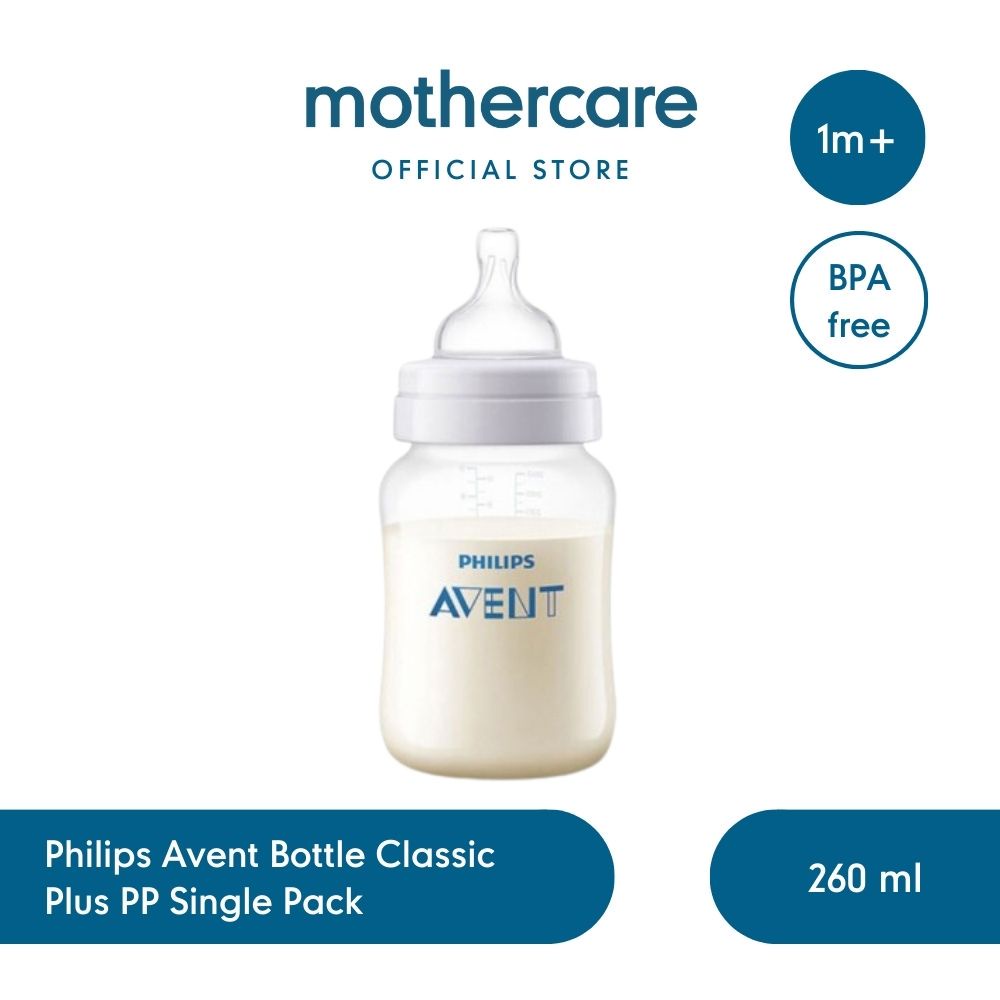 Jual Philips Avent Bottle Classic Plus PP Single Pack 260ml - Botol ...