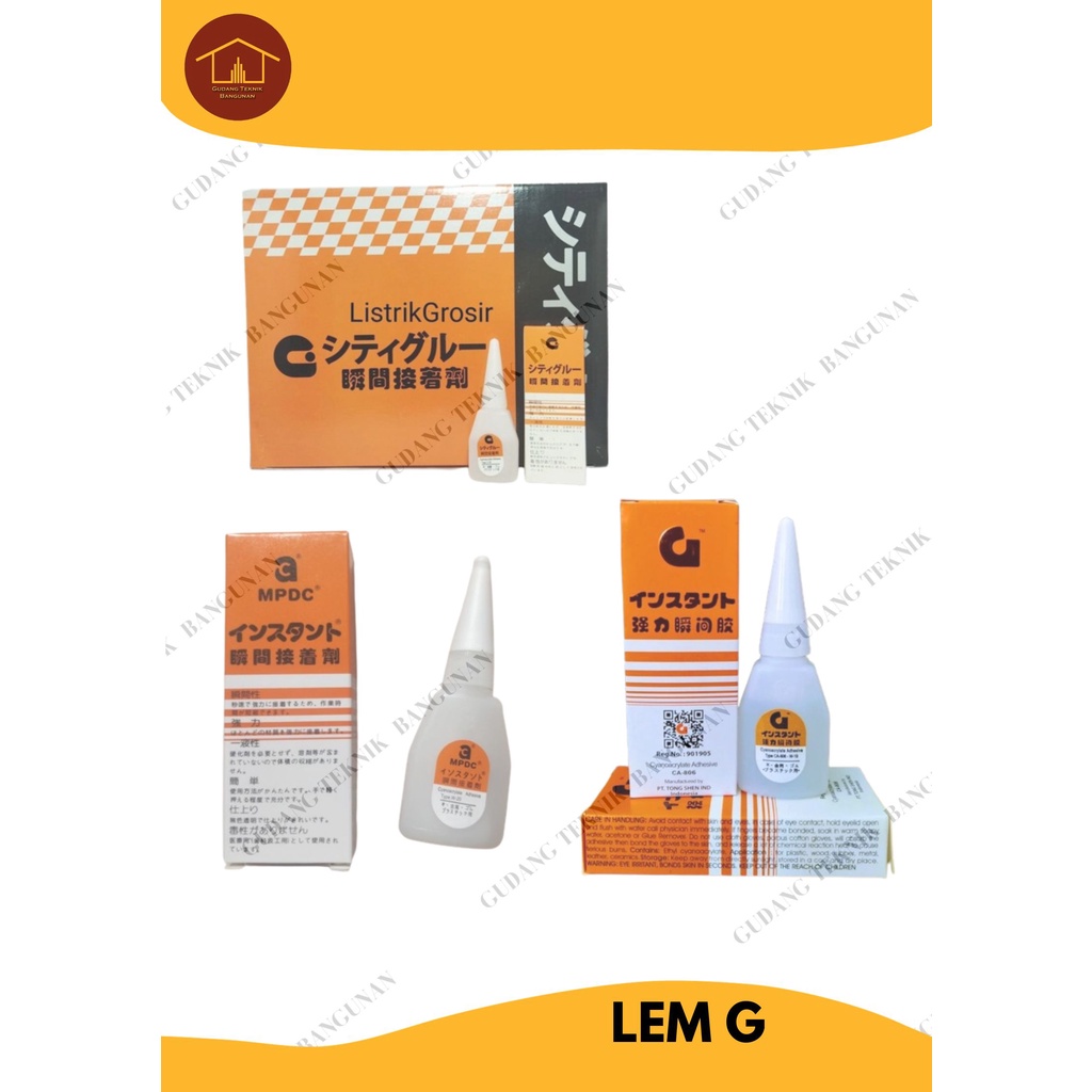 Jual Lem G Korea Serbaguna / Lem G Asli 100% / Lem G Original Kualitas ...