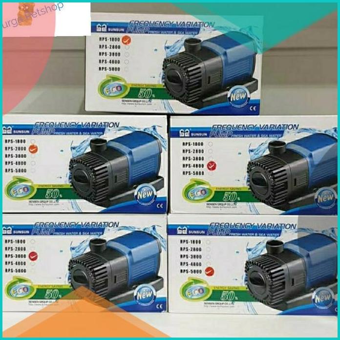 Jual Pompa air SUNSUN submersible pump RPS 1800 Aquarium Kolam ikan ...