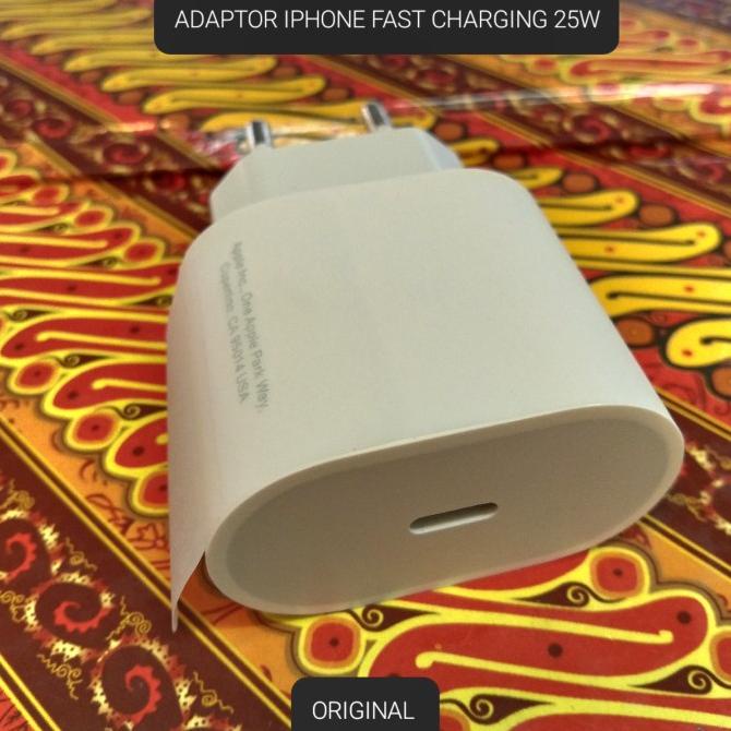 Jual Adaptor Iphone 14 Pro Max Tipe C 25W Fast Charging Original ...