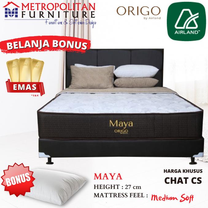 Jual Kasur Springbed Airland Origo Maya Matras Spring bed | Shopee ...