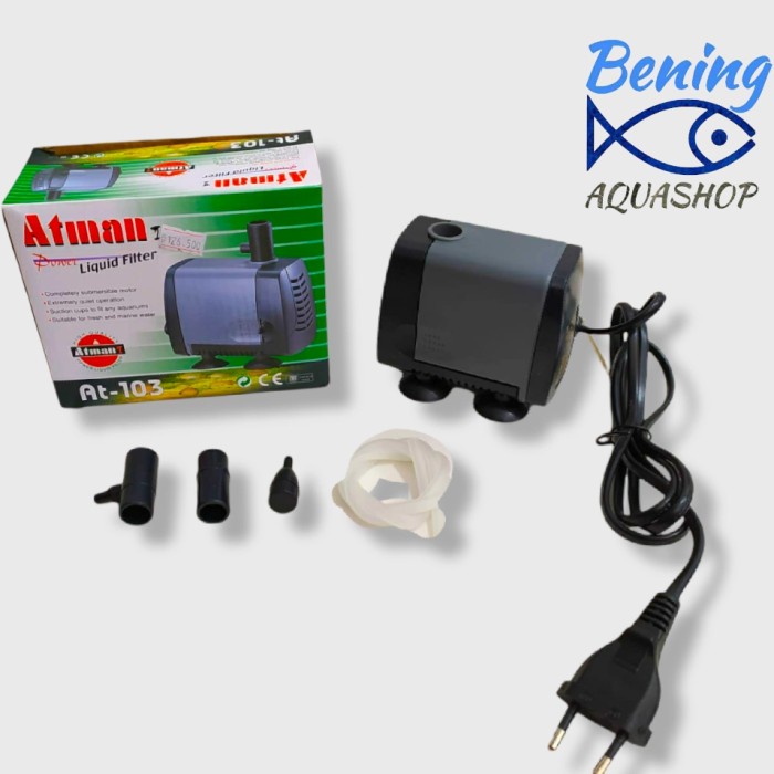 Jual ATMAN AT-103 AT103 POMPA AIR POWER HEAD MINI (1300 LPH 25 WATT ...